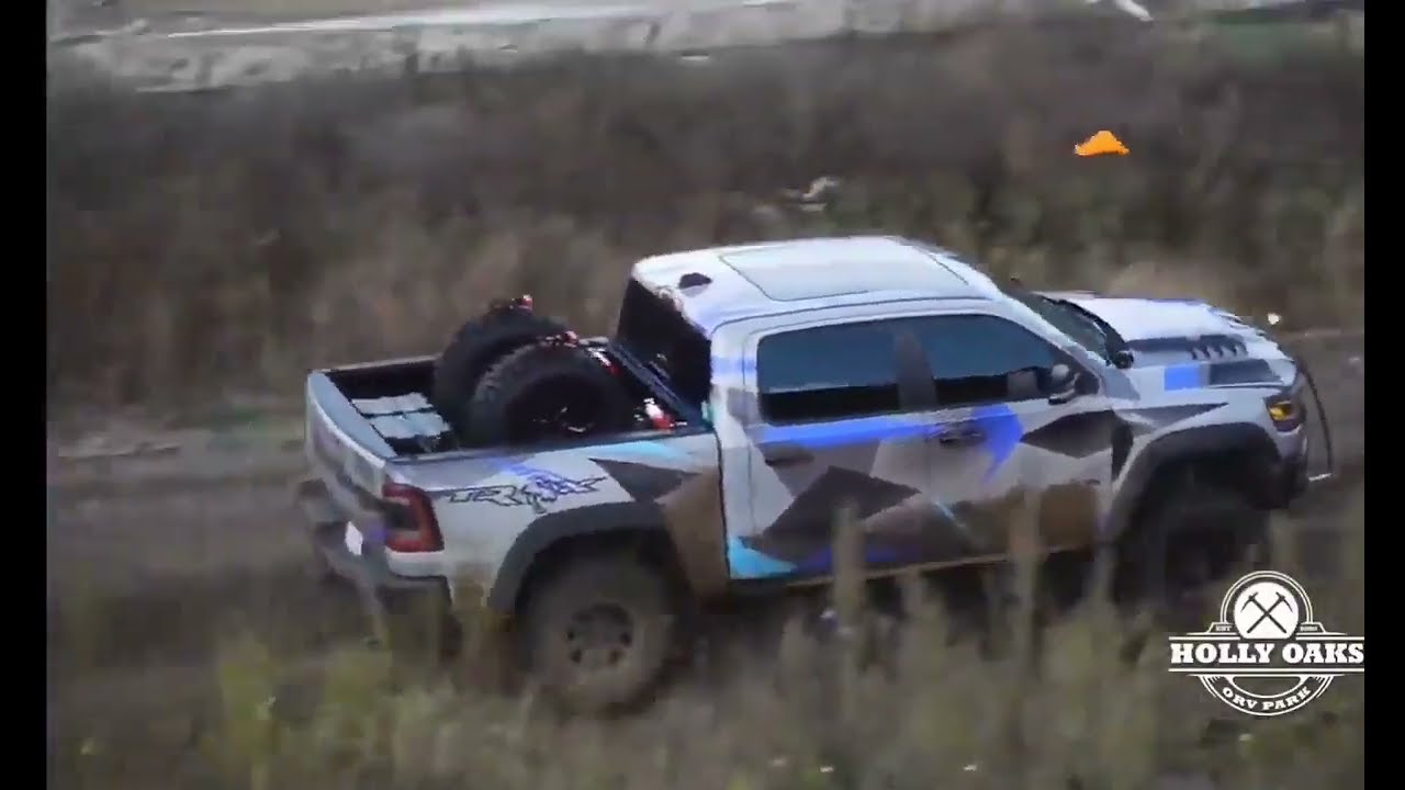 Dodge Ram TRX Jump - YouTube