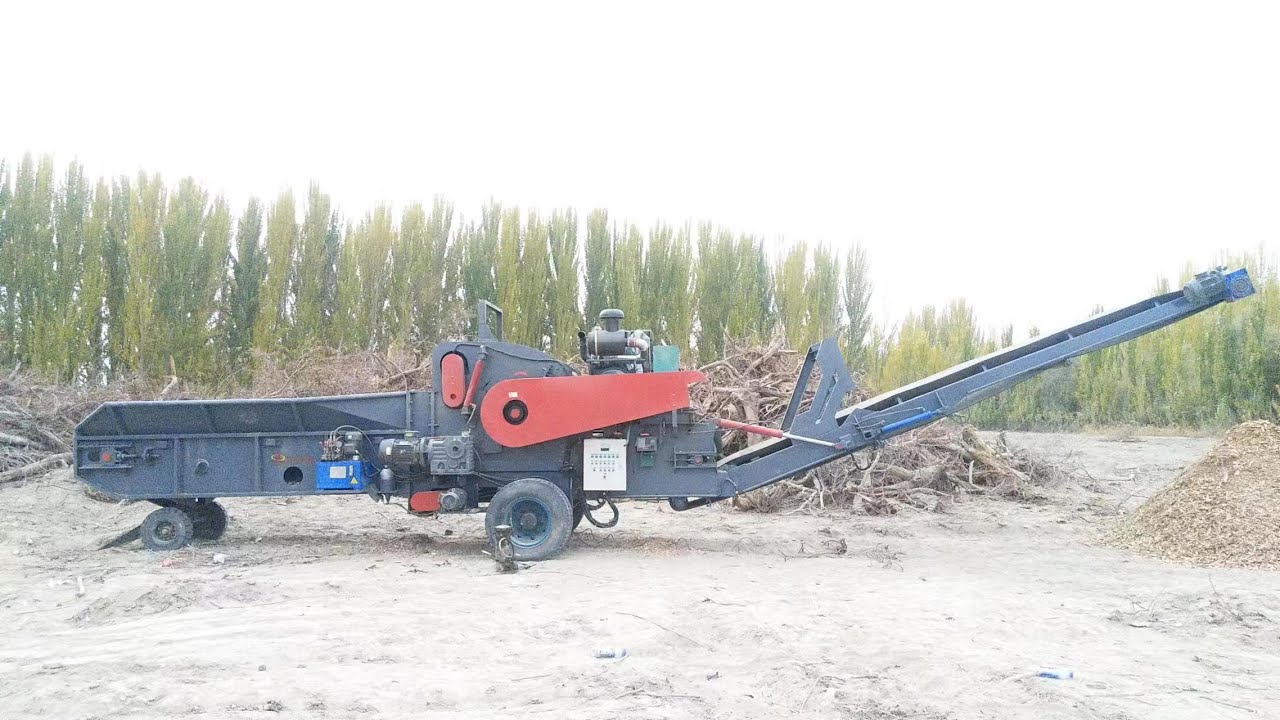 Fastest Tractor Industrial Wood Chipper Shredder Machine/Mobile Wood ...
