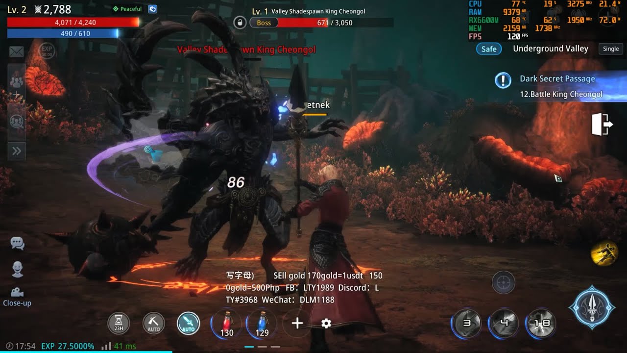 MIR4 (Max Settings) - RX 6600M - R5 5600H - Lenovo Legion 5 - YouTube