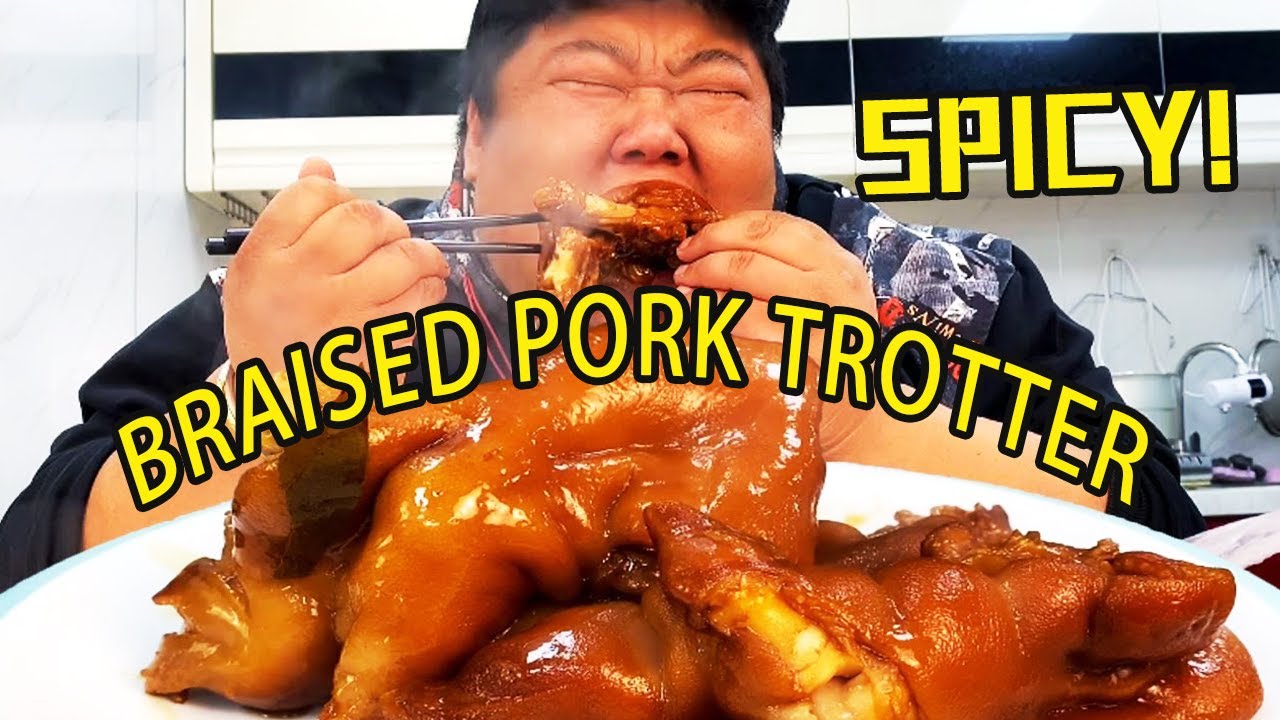 A big pot of braised pig's trotters is so delicious as an appetizer ...