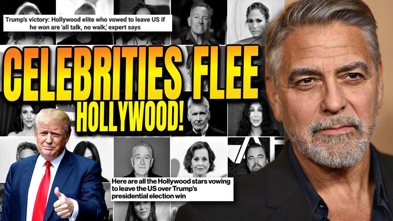 Celebrities FLEE America: Hollywood BEGS Stars to Stay in United States ...