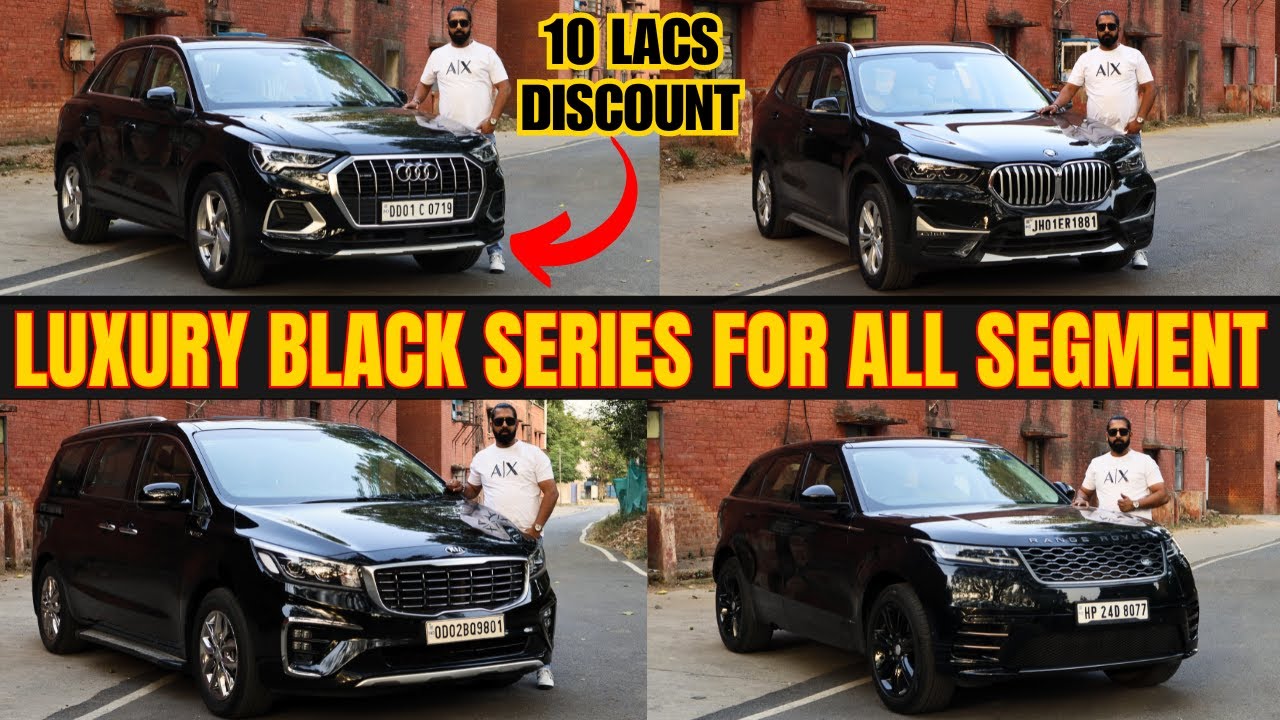 Black Luxury Cars at Best Discount Ever | Range Rover Velar, BMW X1 ...