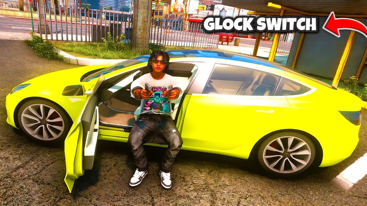 I bought a GLOCK SWITCH and CRASHED OUT in GTA 5 RP! - YouTube