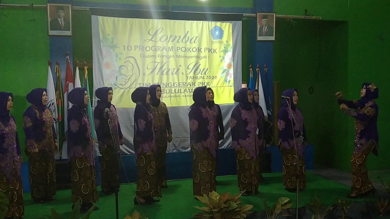 Lomba Mars PKK dan 10 Program Pokok PKK - YouTube