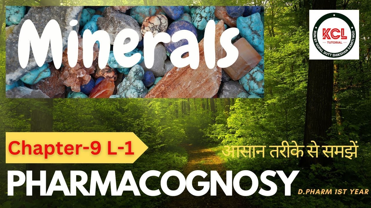 Minerals - Biochemistry Chapter 8 for D.Pharm 2nd Year Live Class - YouTube