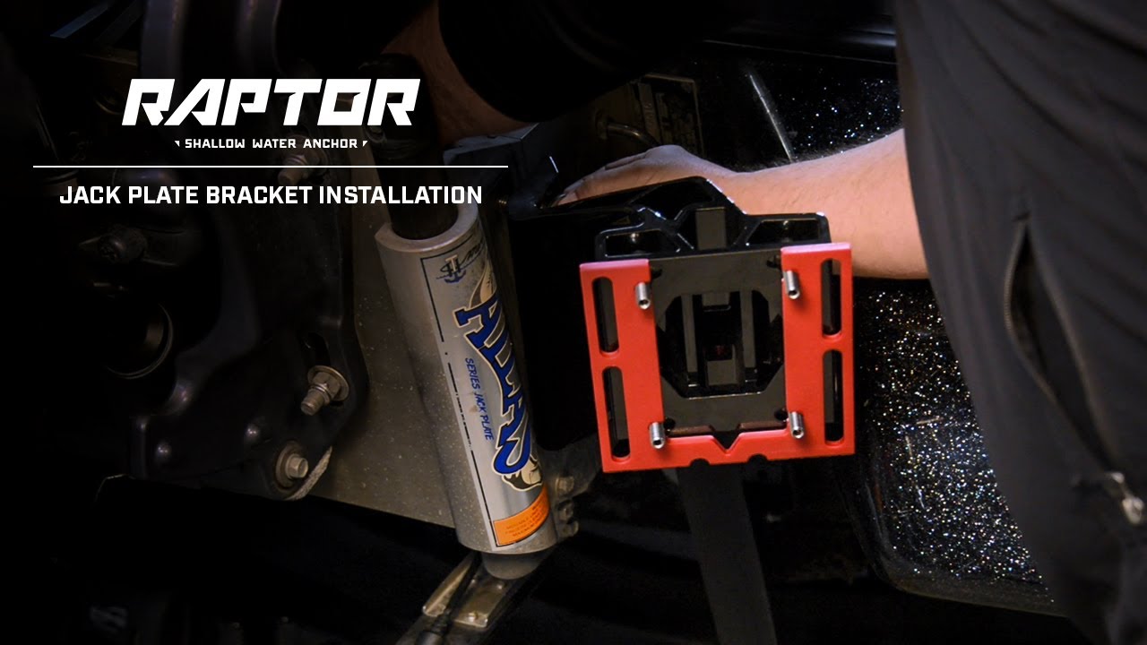 How to Install Raptor™ Jack Plate Adapter Brackets - YouTube