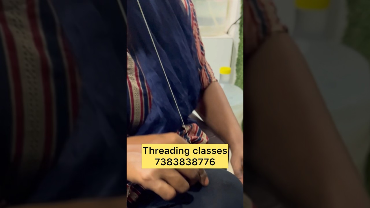 Threading classes #beauty #trending #hairstyle #viralreels #skincare - YouTube