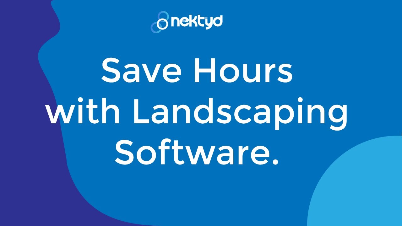 Save hours with Landscaping Software - Nektyd.com - YouTube