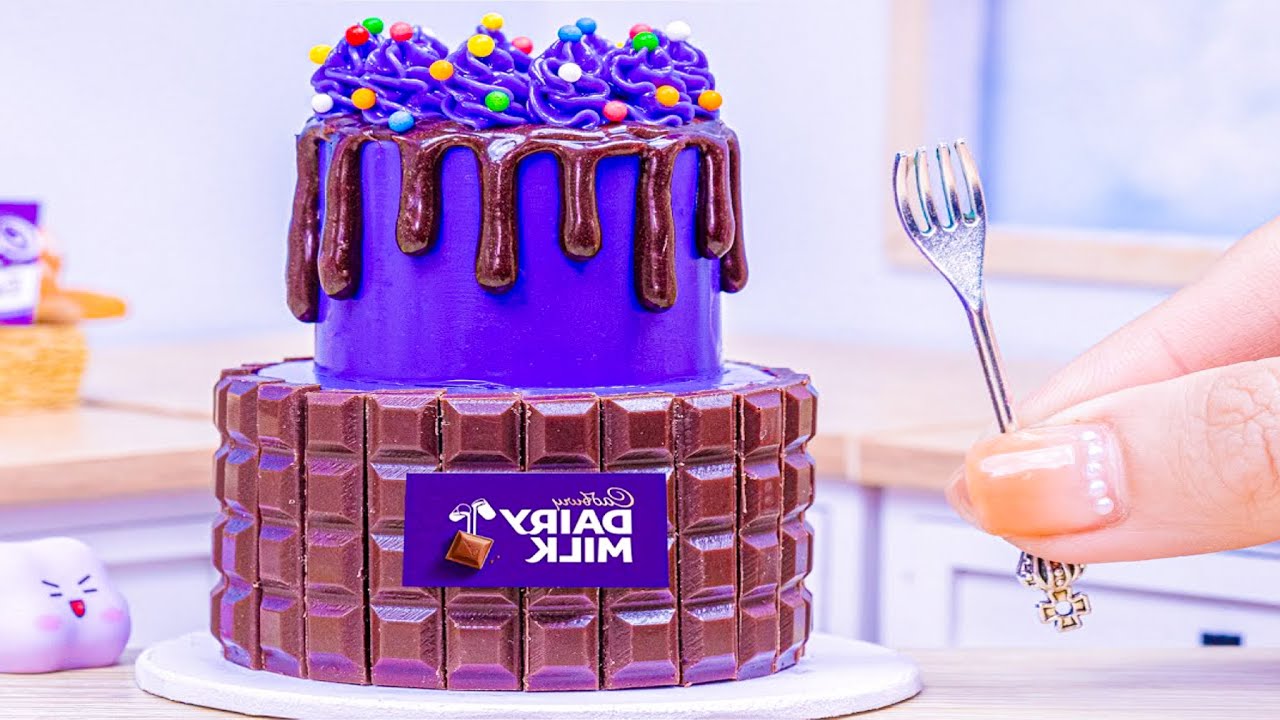 Miniature Cooking: How to Make a Mini Chocolate Cake with Melted Dairy ...