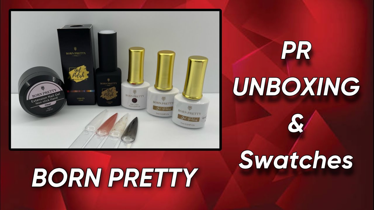 BORN PRETTY PR UNBOXING AND SWATCHING | DISCOUNT CODE #bornpretty ...