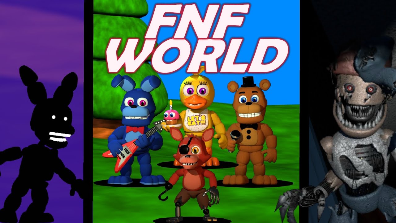 Friday Night Funkin' - FNF World: A FNAF World Mod! - YouTube