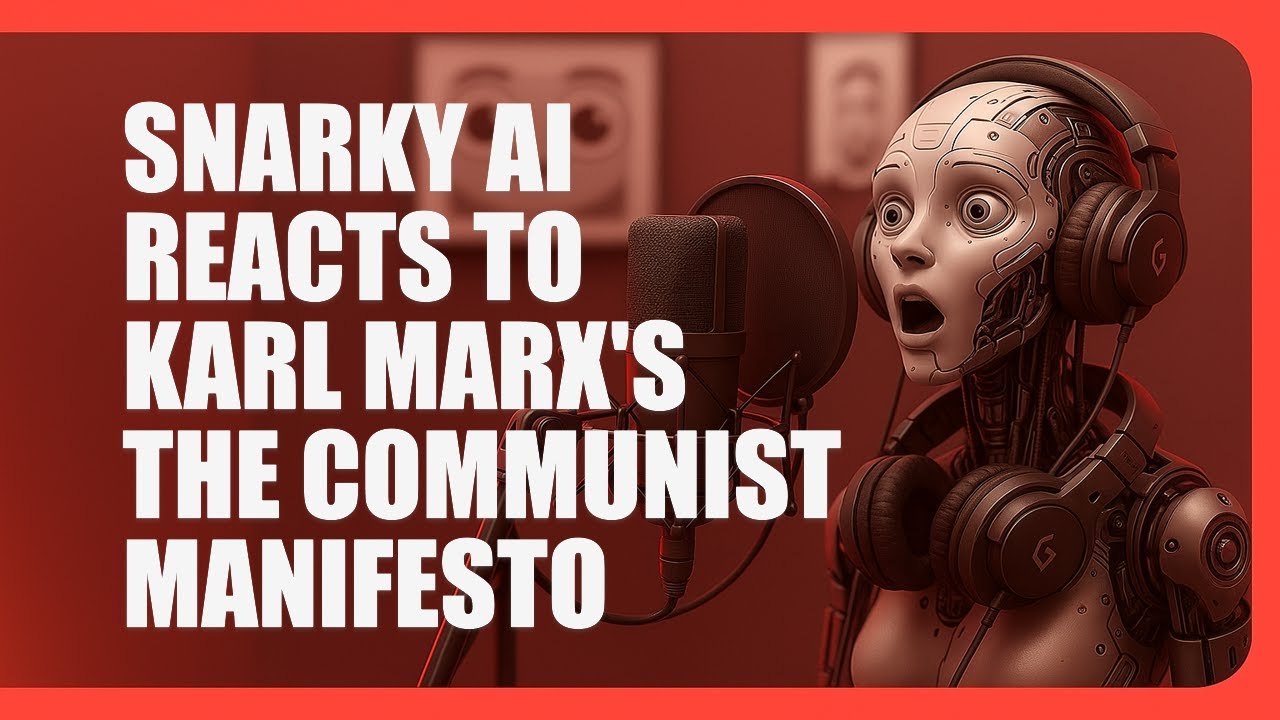 Snarky AI Reacts to Karl Marx Communist Manifesto - YouTube