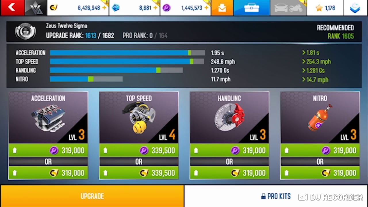 Asphalt 8 - Zeus Twelve Sigma R&D - Lab 2: Test 15 - YouTube