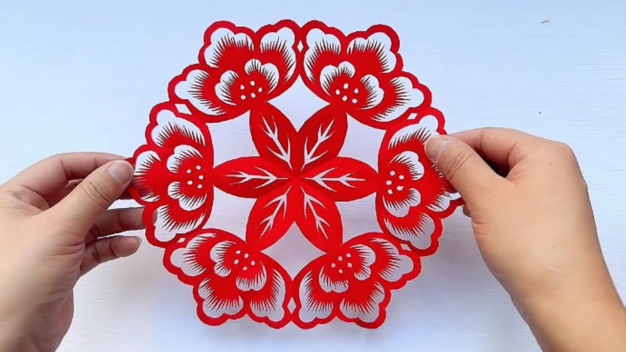Paper Cutting New Design - Paper Cutting Tutorial - How To Make Paper ...