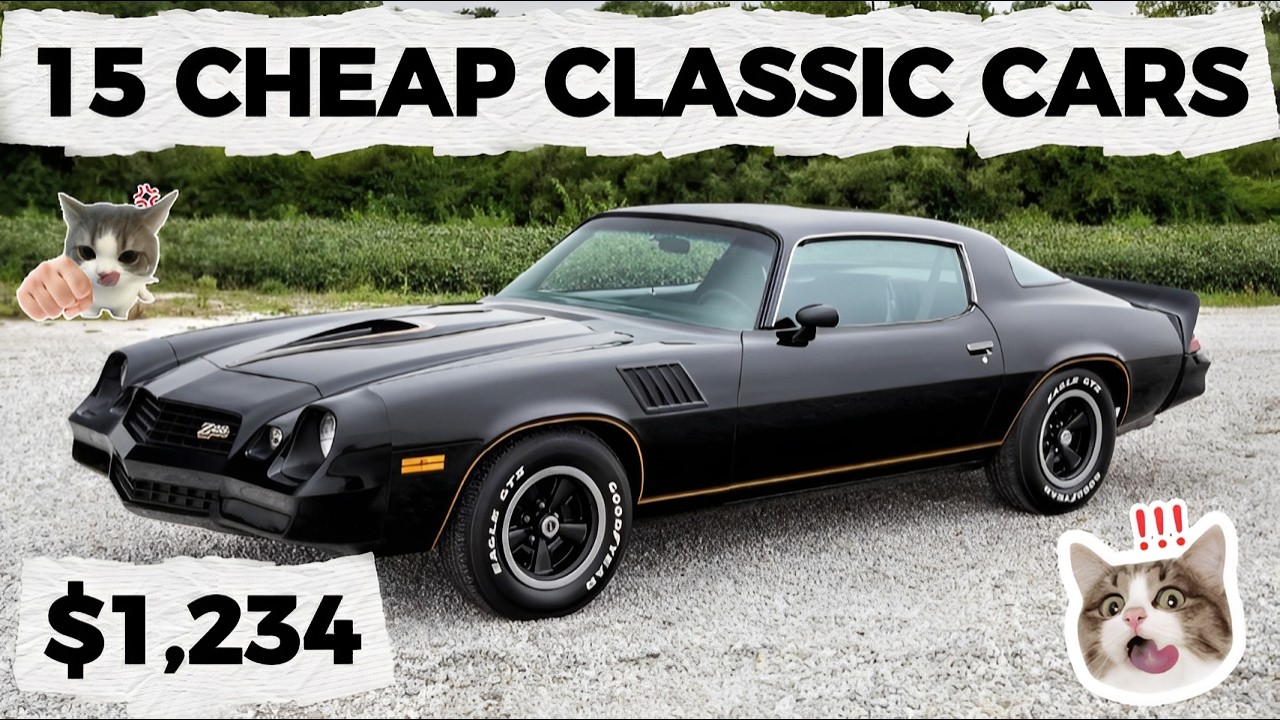 15 Classic Cars Sale You Won't Believe Are This Cheap! - YouTube