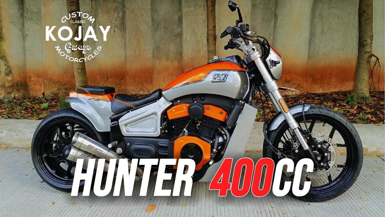 BOBBER HUNTER 400 2023 CUSTOM DI KOJAY GARAGE LEBIH MENYALA ABANGKU ...