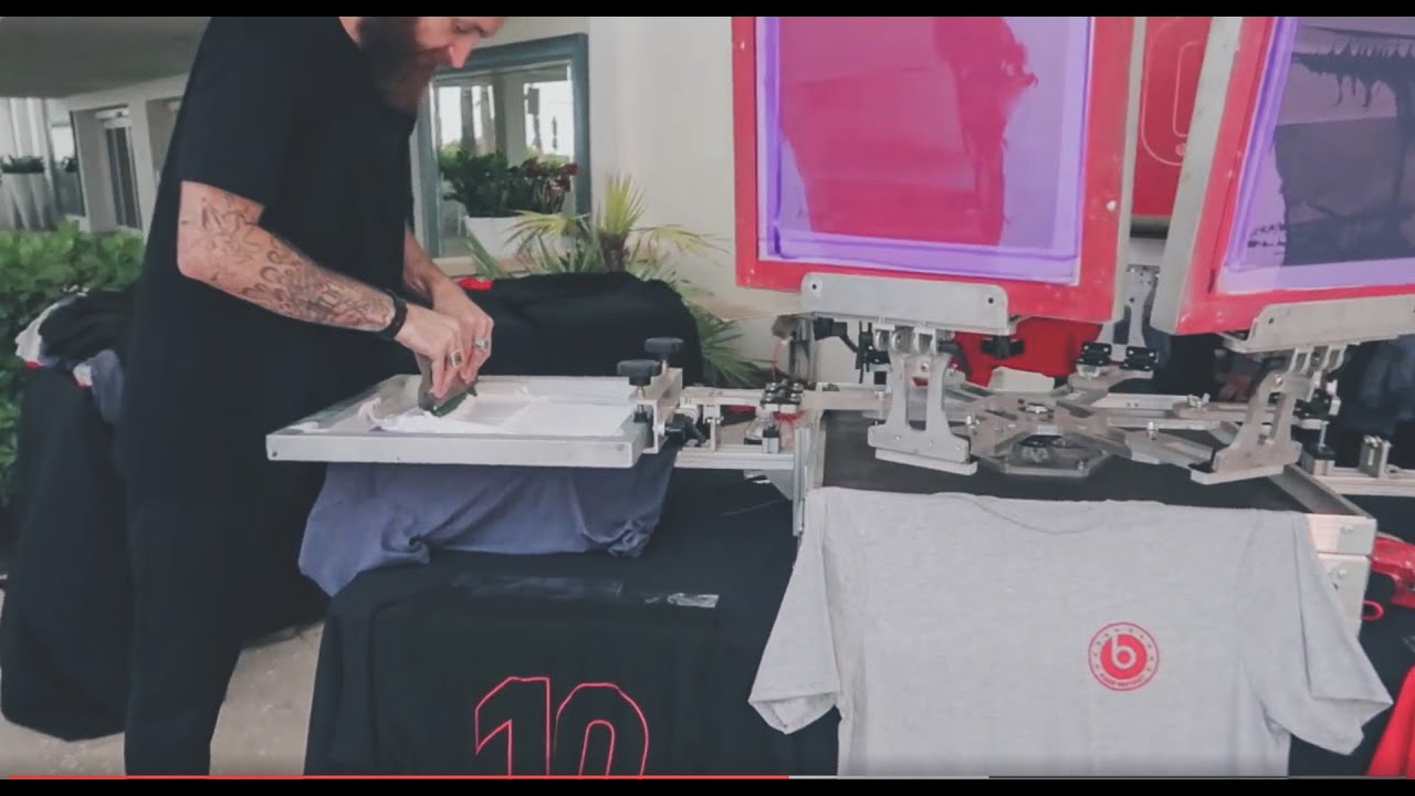 Event Screen Printing in Boca Raton FL. - YouTube