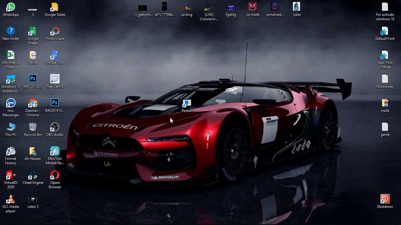 How To Create Shutdown / Restart Shortcut Icon On Your Desktop on ...