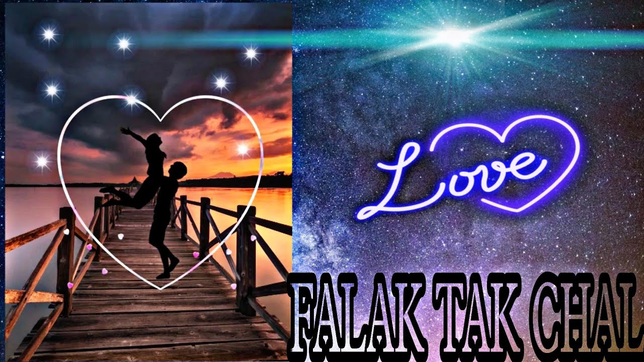 falak tak chal saath mere||couple sunset status|| - YouTube