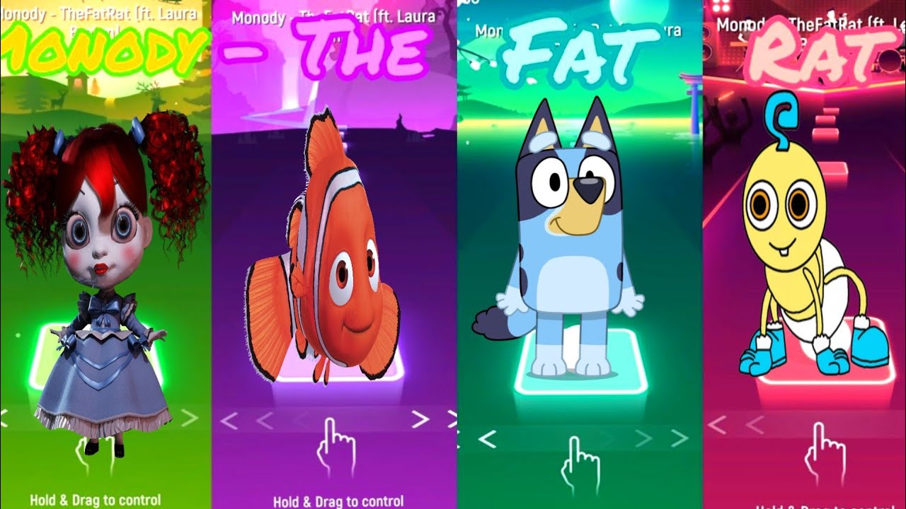 poppy playtime animation🆚Finding Nemo🆚Bluey🆚Baby Long Legs🍓Who is best ...