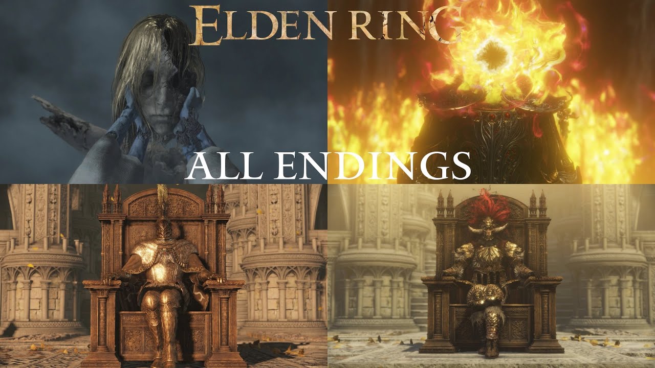Elden Ring - All Endings Cutscenes [4K60FPS] - YouTube