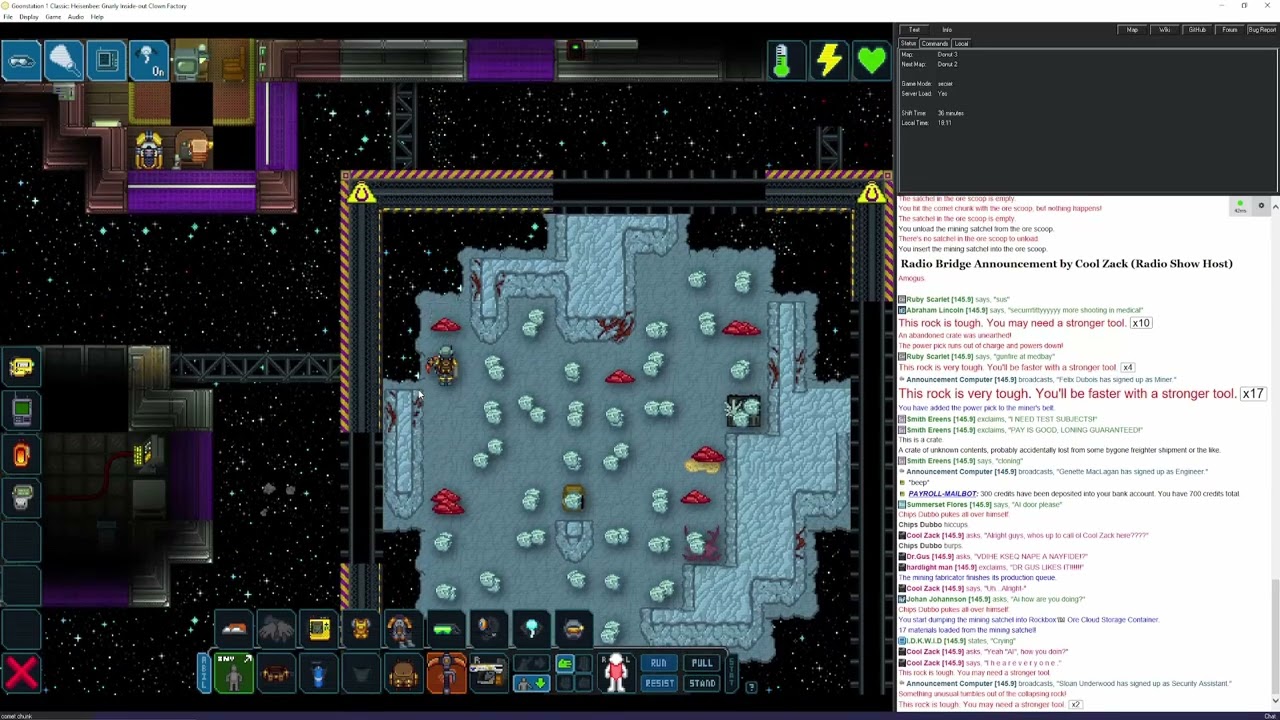 Space Station 13 Goonstation Miner wears his BLING - YouTube