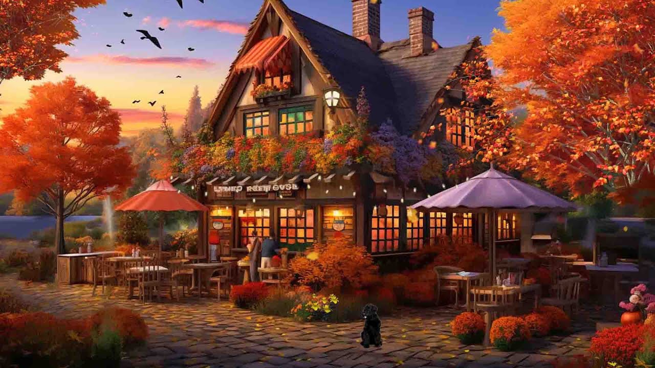 Beautiful relaxing hymns, ''Falling Leaves'' autumn sounds, Relaxing ...