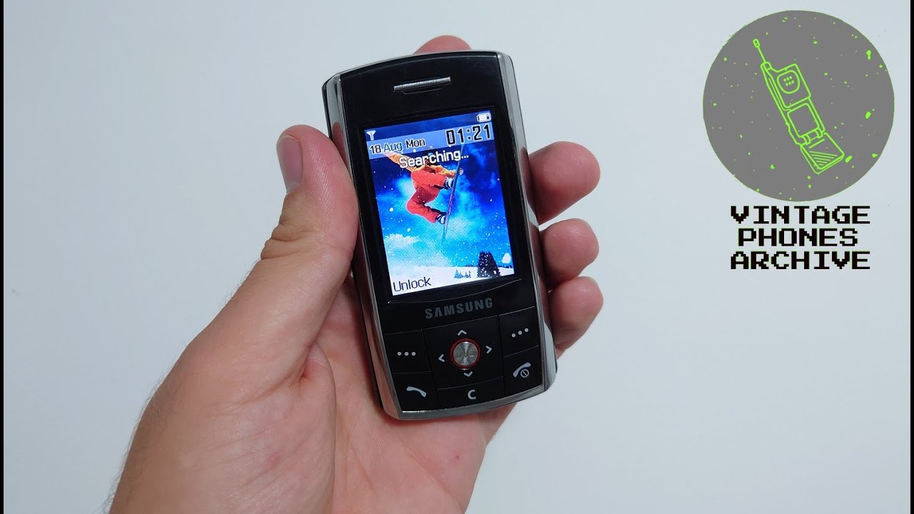 Samsung SGH-D800 Mobile phone menu browse, ringtones, games, wallpapers - YouTube