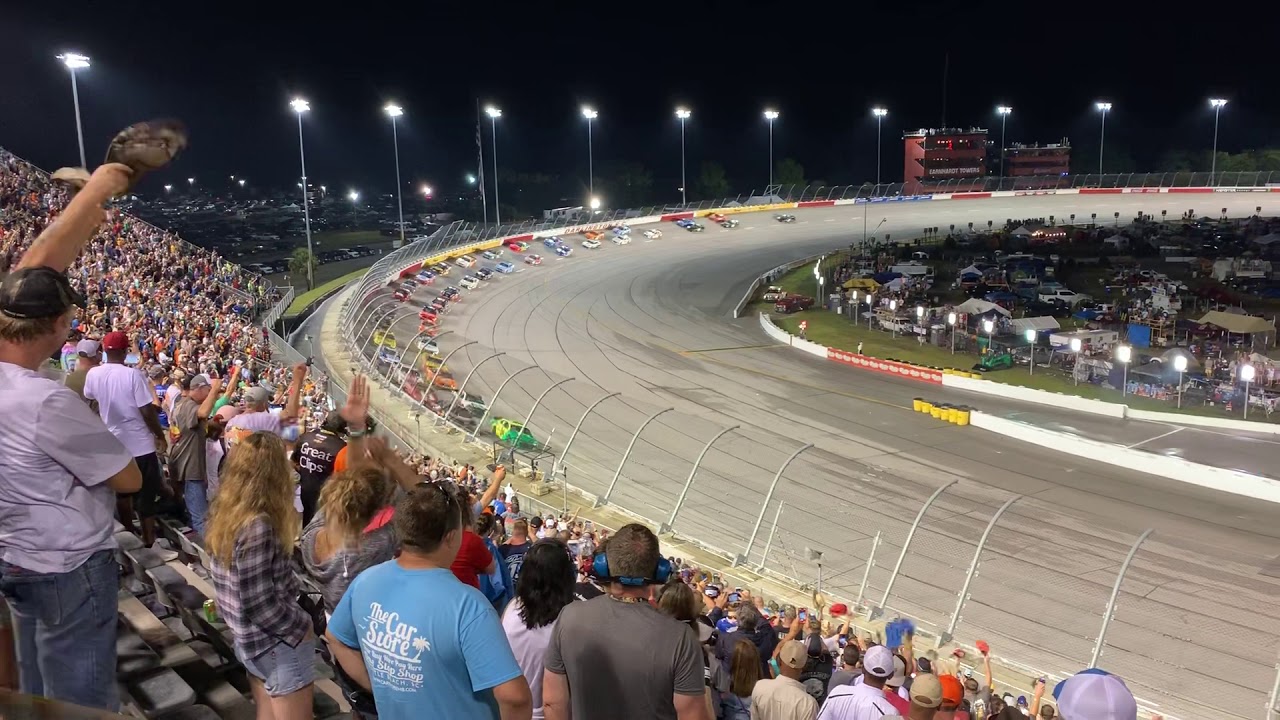 Start of 2019 southern 500 Fan View - YouTube