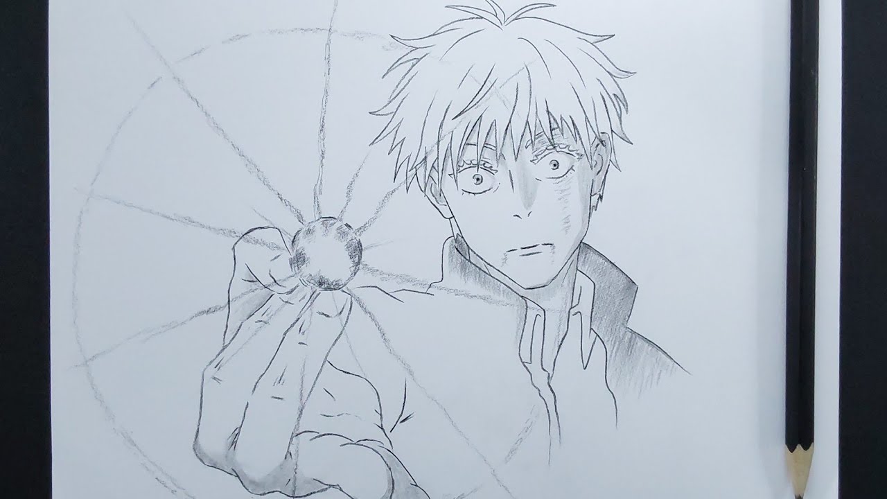 How To Draw Gojo Hollow Purple Step By Step || Easy Anime Drawing ...