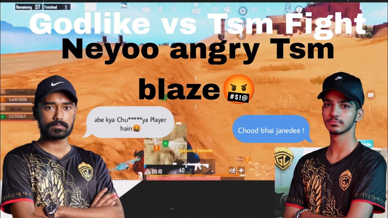 godlike vs tsm and Sg fight neyooo angry tsm blaze 🤬 - YouTube
