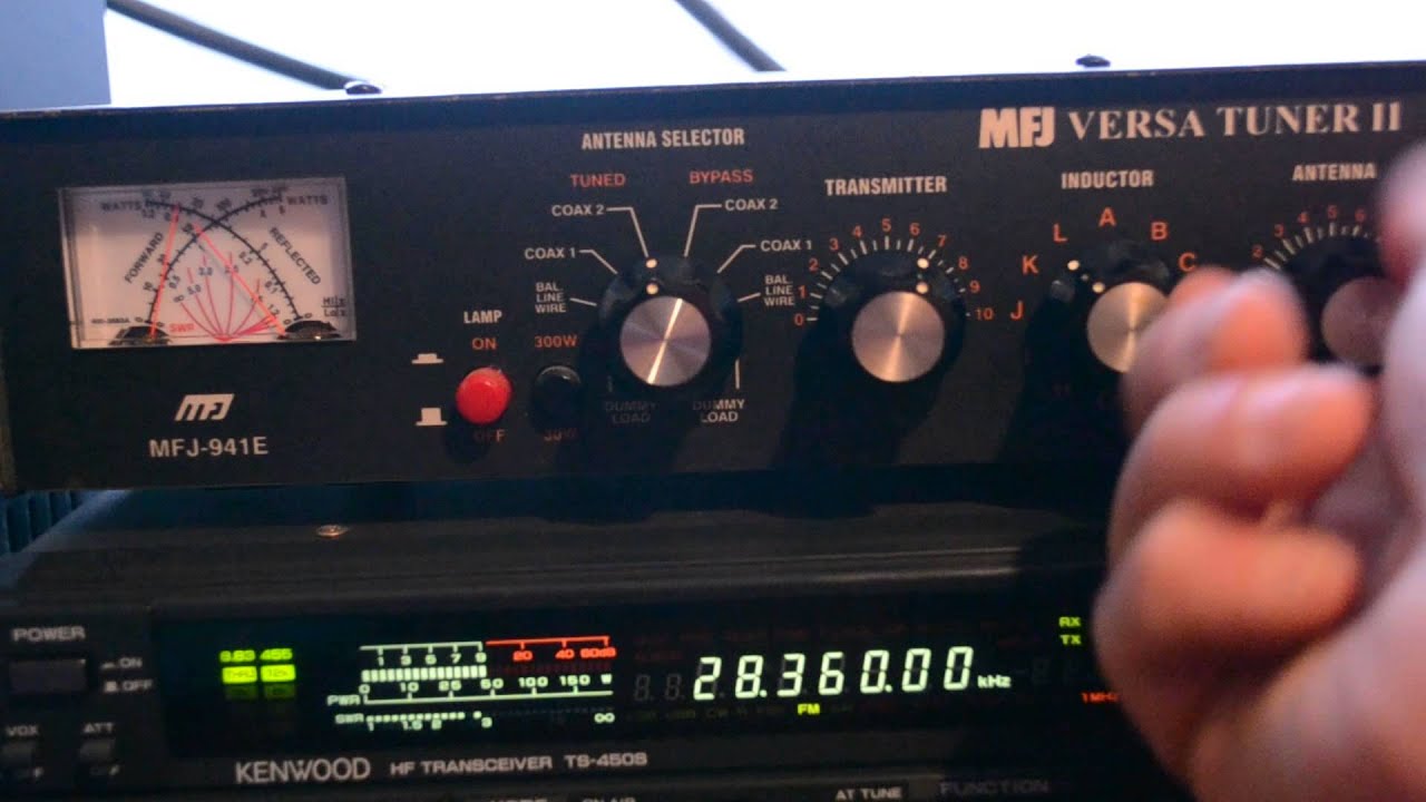 CE5MRA AJUSTES MFJ 941E HF. - YouTube