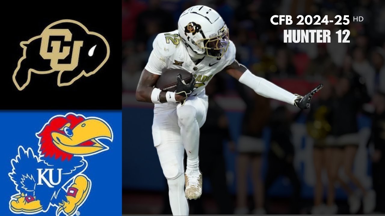 Travis Hunter 2 TDs vs. Kansas Week 13 | College Football Highlights ...