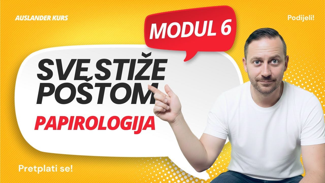 🎥 Modul 6: Njemačka papirologija – kako preživjeti poštanski sandučić ...