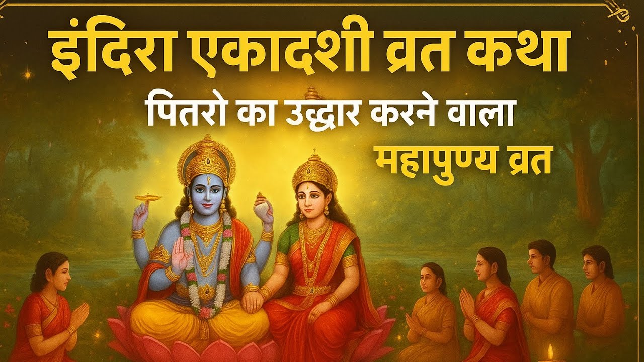इंदिरा एकादशी व्रत कथा | पितरों का उद्धार करने वाला महापुण्य व्रत ...