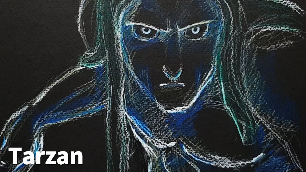 타잔 그리기, Drawing Tarzan - YouTube