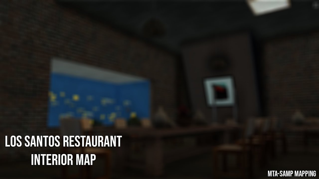 Los Santos Restaurant interior | MTA|SAMP|GTASA| Mapping [ForSale ...