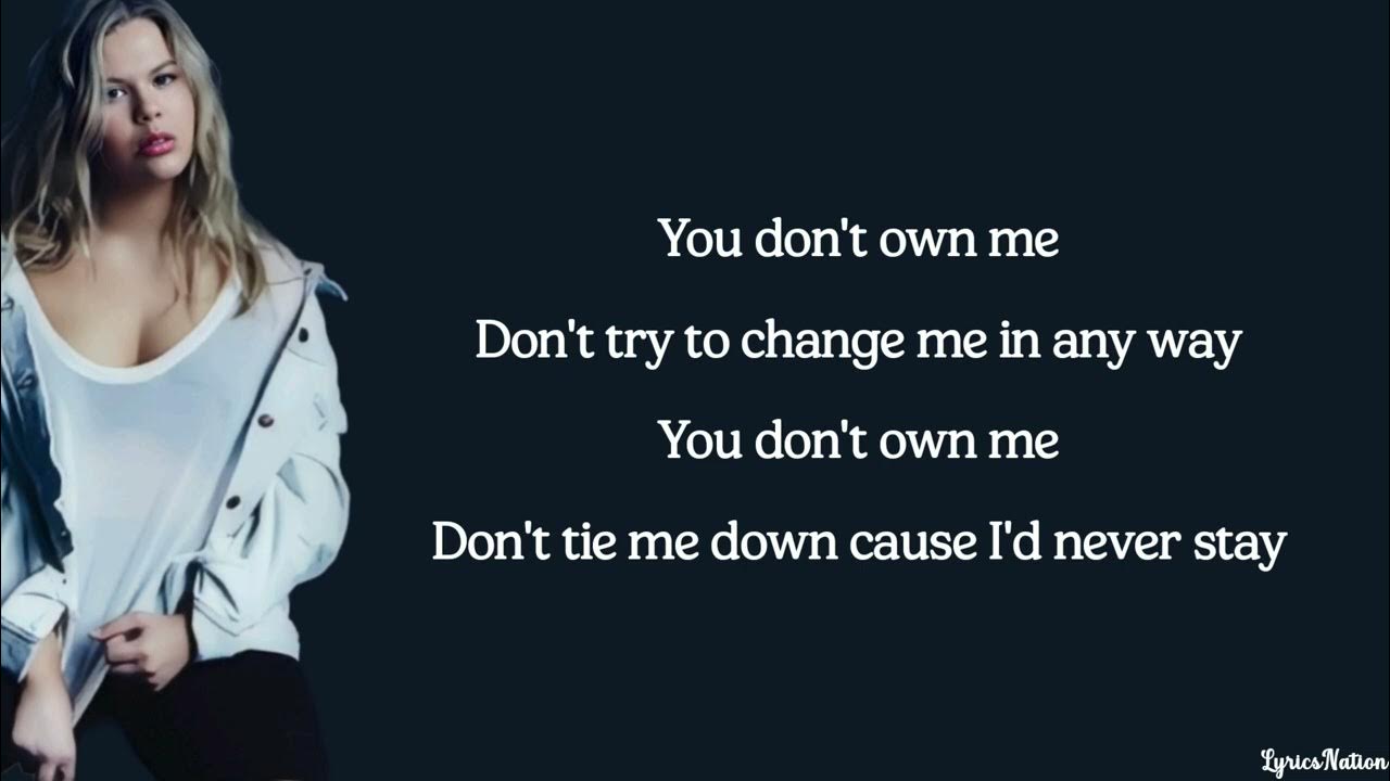 Saygrace Ft G Eazy You Dont Own Me Lyrics Youtube