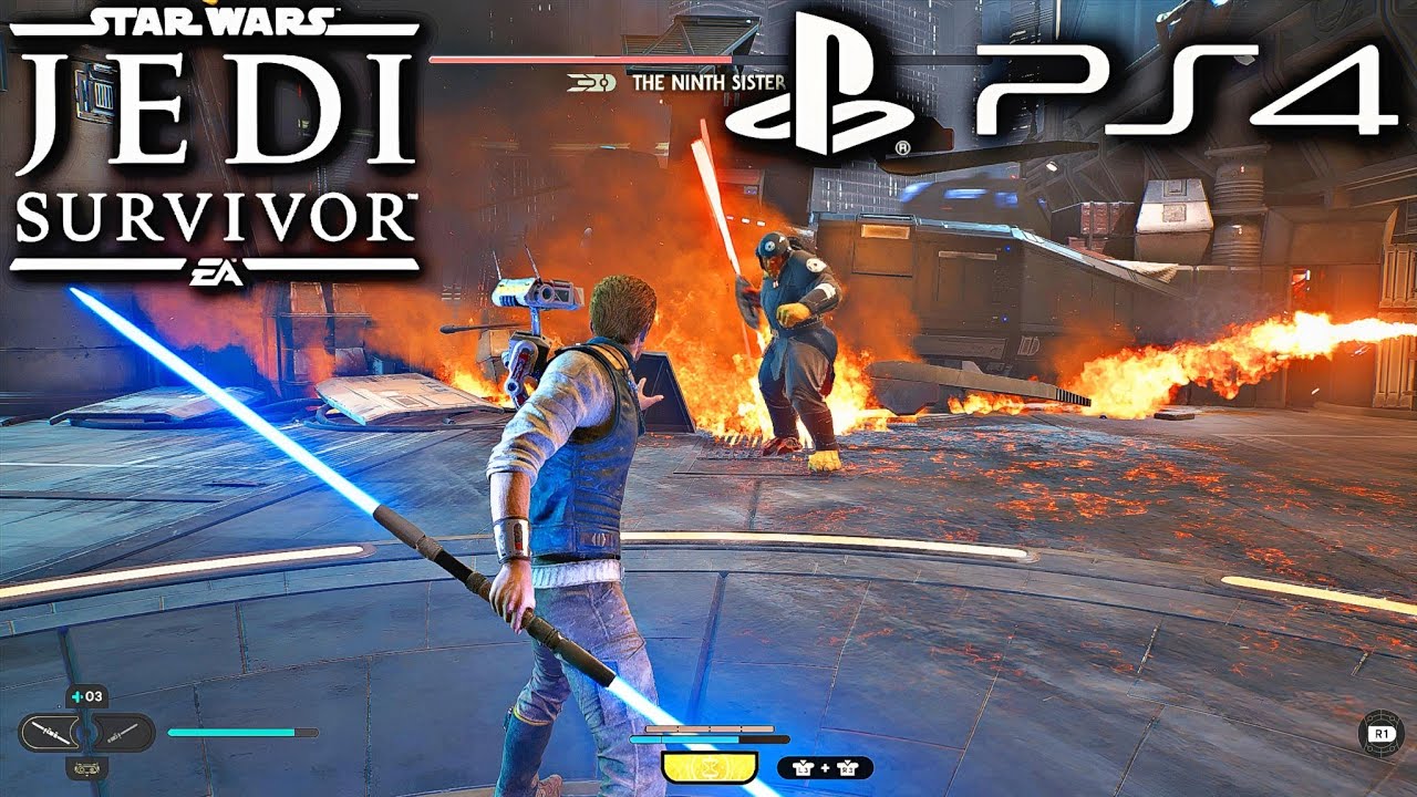 Star Wars Jedi Survivor - PS4 Gameplay - YouTube