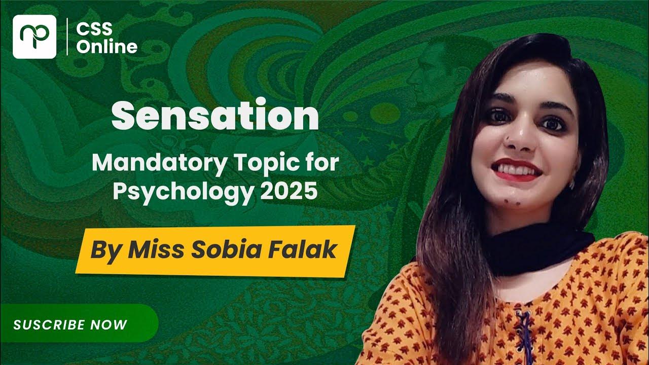 🟡 Psychology | CSS | PMS | CSS Online| Nearpeer| Miss Sobia Falak - YouTube