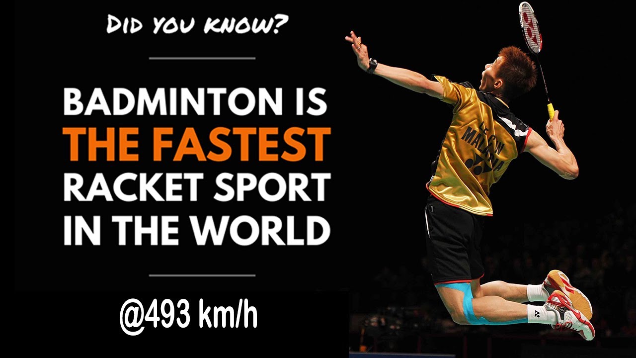 Badminton is the fastest racket sport in the world - YouTube