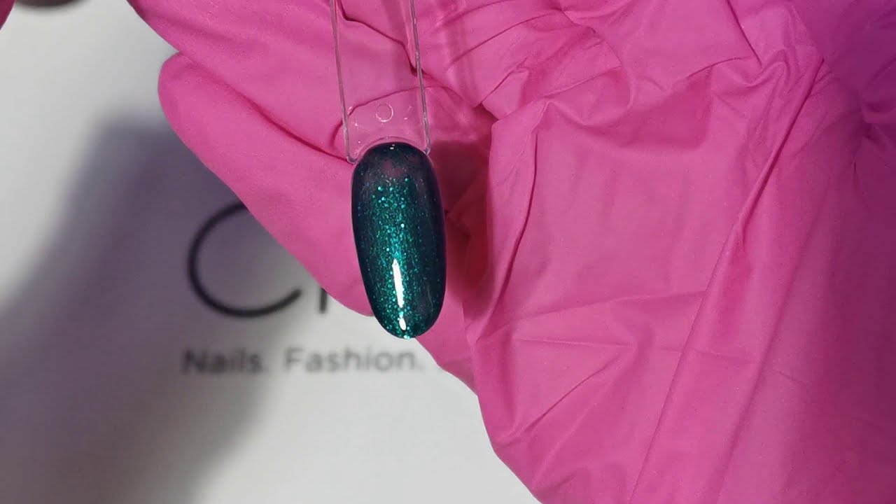 CND Shellac Emerald Lights - YouTube