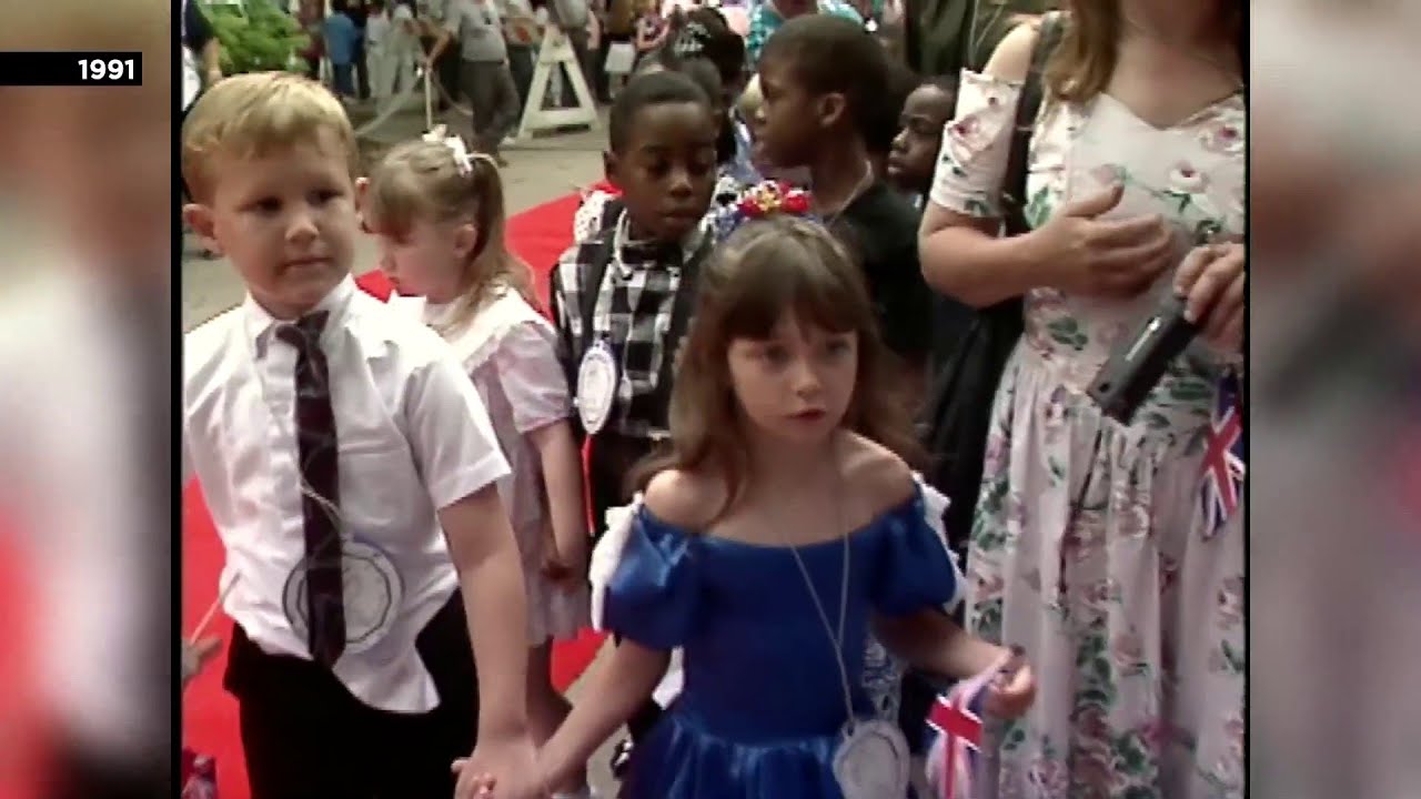 Houston-area school children got to see Queen Elizabeth II when she ...