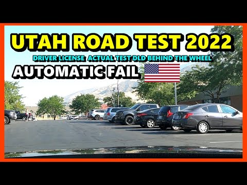 Utah Actual Road Test DLD Behind TheWheel Driver License Test Automatic ...