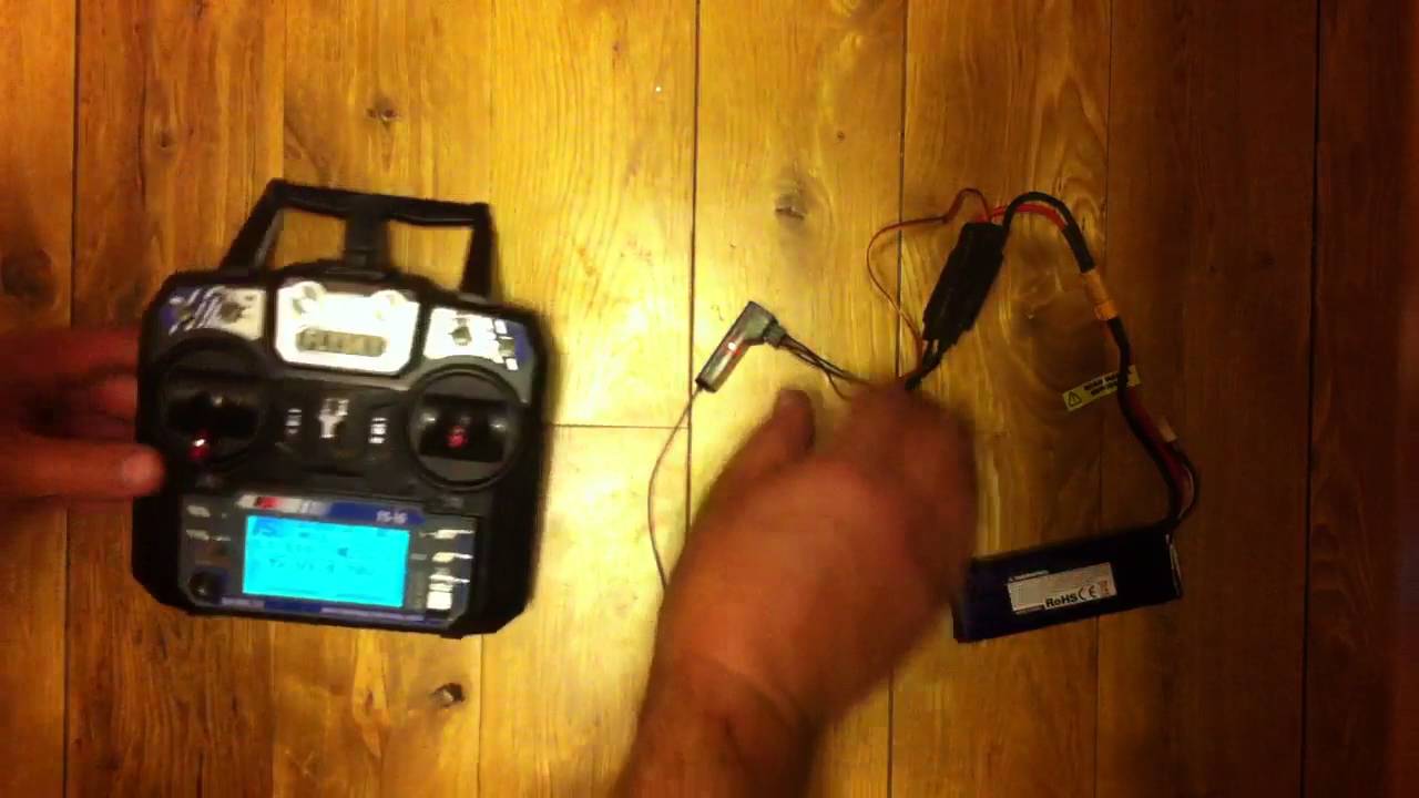 Binding the FlySky FS-i6 Tx to the FS-A6 Rx - YouTube