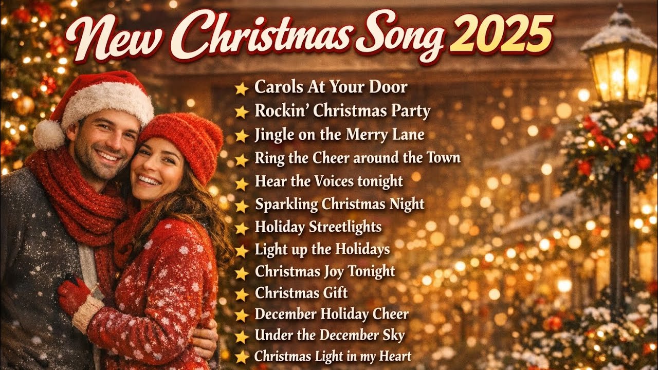 🎵 New Christmas Song with Lyrics 2025 - YouTube