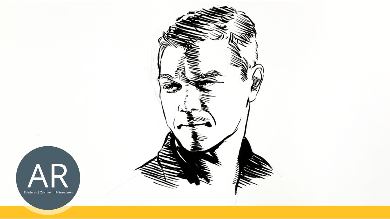 Ganz einfach realistische Portraits zeichnen. Gesichter zeichnen mit ...