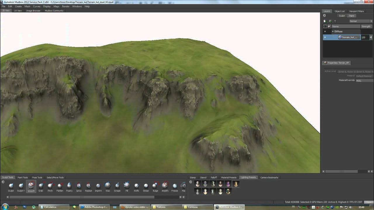 How to create a terrain for Cryengine and UDK Part 4/8 - YouTube