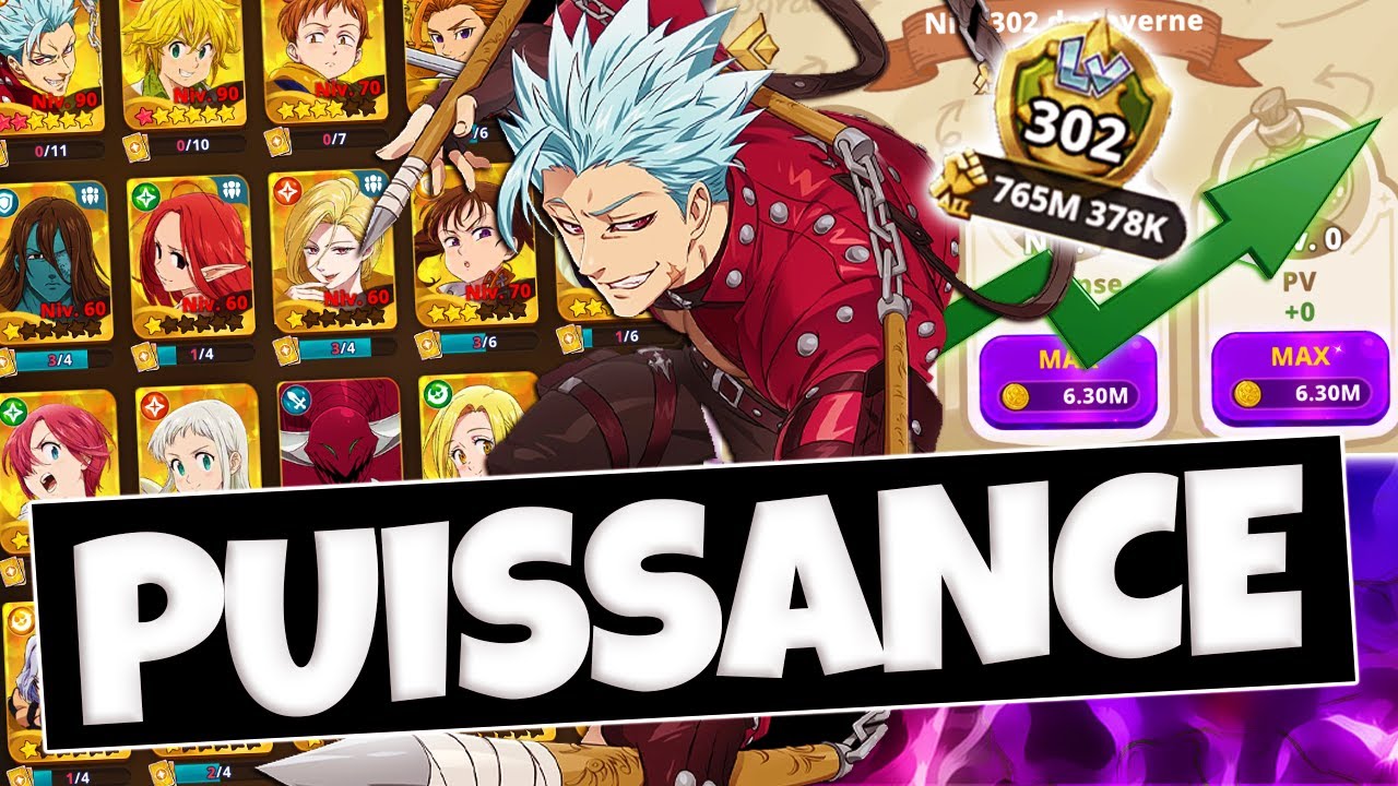 MONTER EN PUISSANCE RAPIDEMENT ET FACILEMENT SUR THE SEVEN DEADLY SINS ...