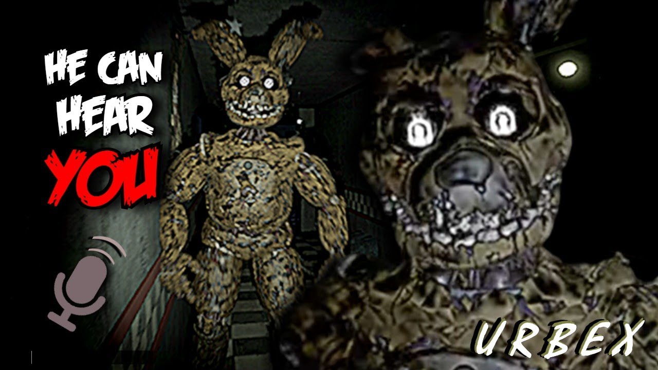 (I PLAYED THIS FNAF 3 FREE ROAM GAME THAT LISTENS TO YOUR MIC!!) Five ...